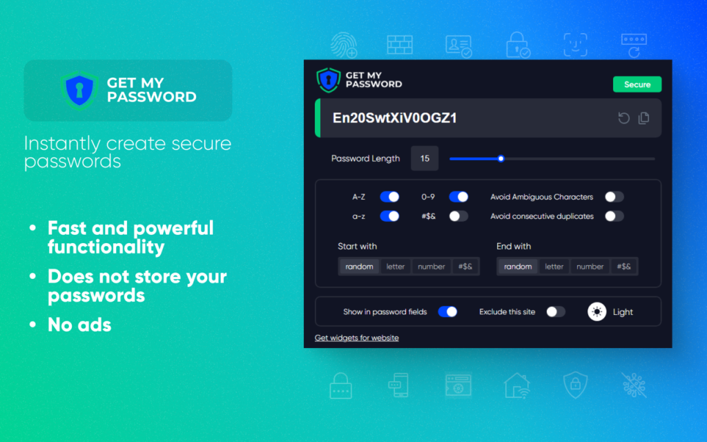 GetMyPassword Browser Extension – Secure & Effortless Password ...